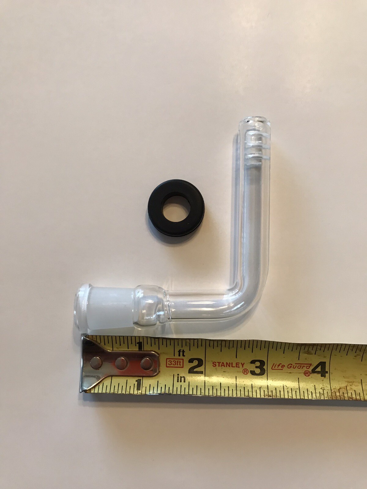 Lstem Curved Glass 14mm 90 Degree Downstem Bong WaterPipe Bubbler ...