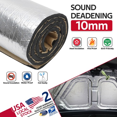 44 Sqft Sound Deadener Car Door Roof Trunk Noise&Heat Reduce Insulation ...