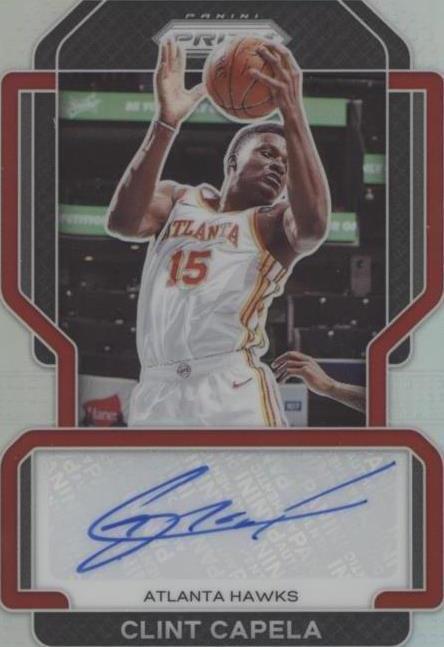 2021-22 Panini Prizm - Signatures Clint Capela #SG-CCP Silver Prizm (AU ...