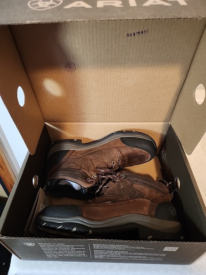 Ariat 10002183 ATS Terrain H2O Waterproof Work Shoes Lace-Up Ankle Boot ...