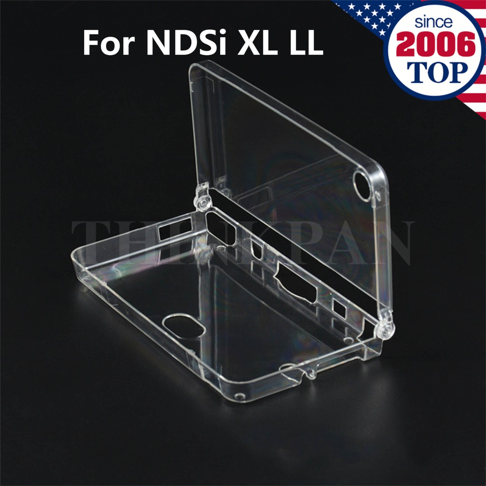 Transparent Clear Crystal Case Hard Cover Shell For Nintendo DSi XL ...