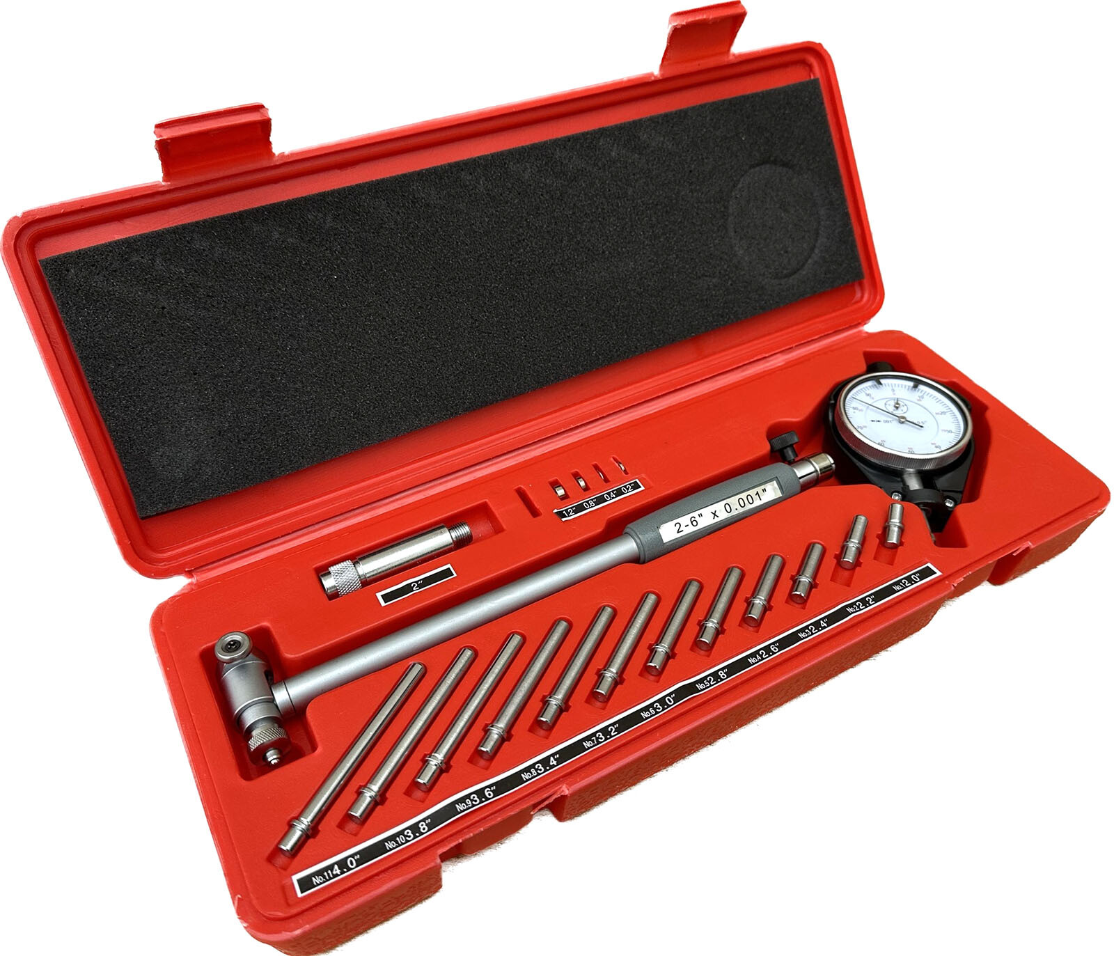 Dial Bore Gauge 0.001" Deep Engine Hole Cylinder Measurement Gage ...