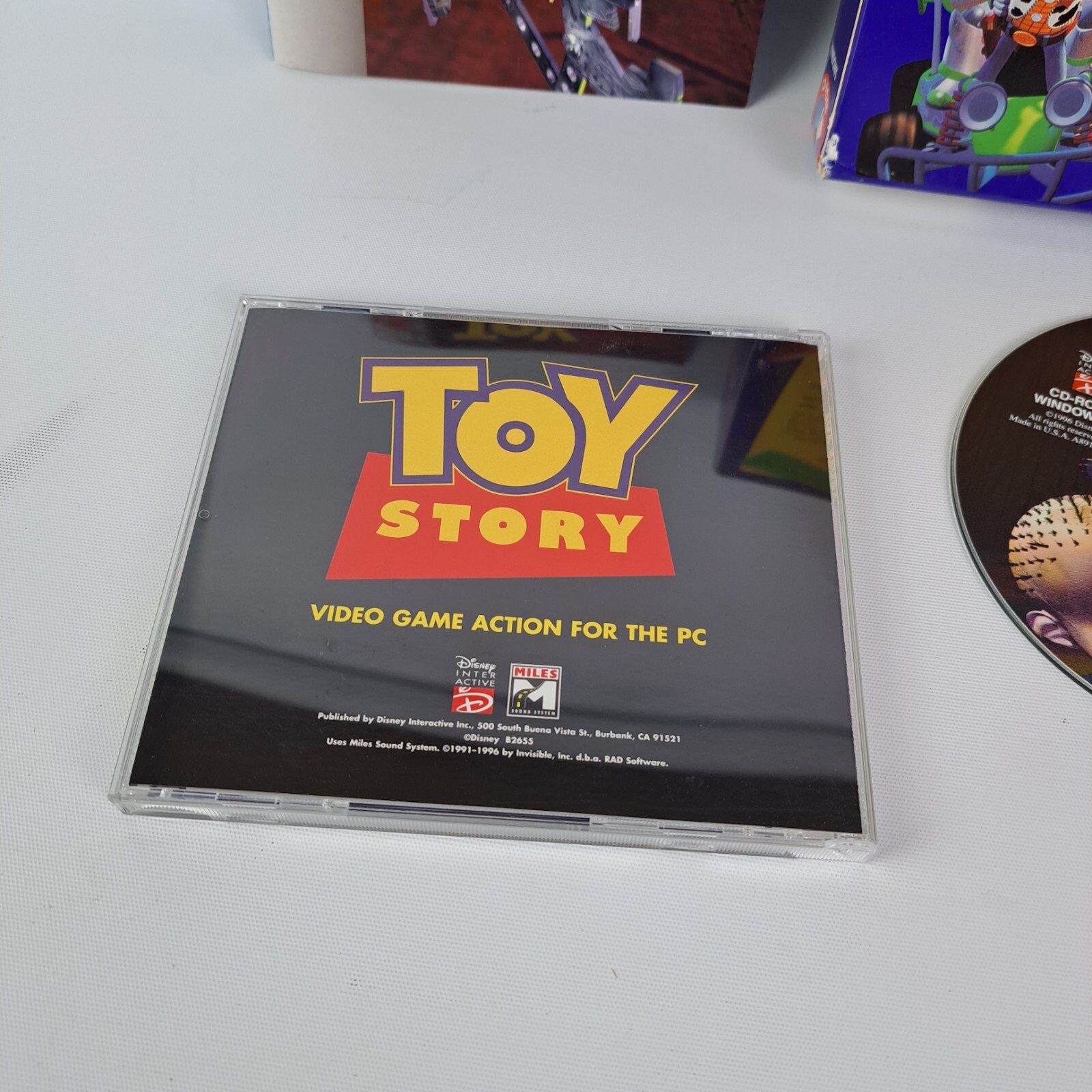 Vintage -Disney Pixar Toy Story - Power Play - PC - CD-ROM GAME - BOX ...