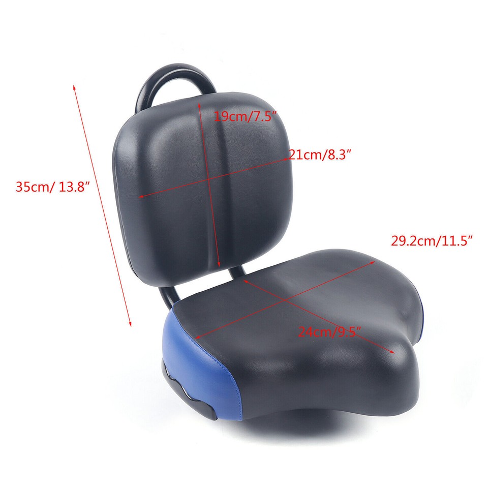 Backrest Saddle Bike Seat with Backrest,Comfort Bike Seats for Men ...