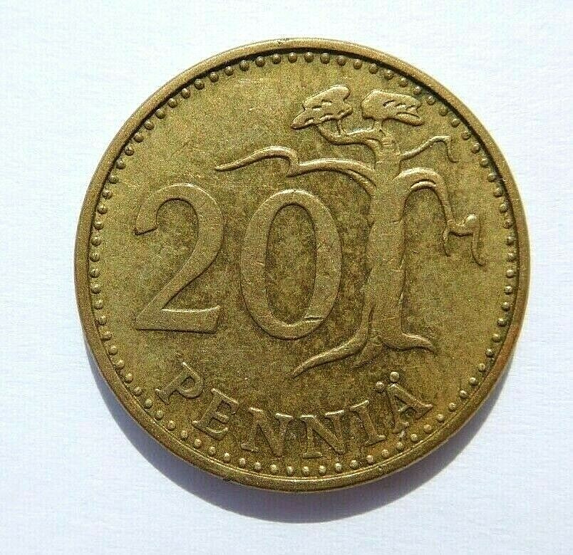 1963 20 Pennia Suomen Tasavalta Finland Coin | eBay