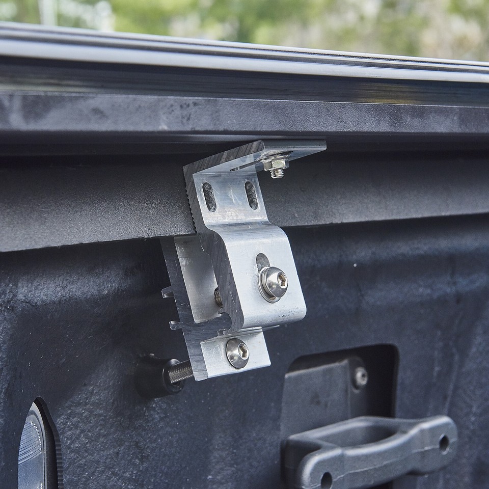 Bed Retractable Roll-up Hard Tonneau Truck Cover Lock For Ford F-150 5 ...