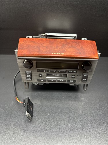 02-05 LEXUS SC430 AM/FM RADIO CASSETTE 6 DISK STEREO AUDIO PLAYER 86120 ...