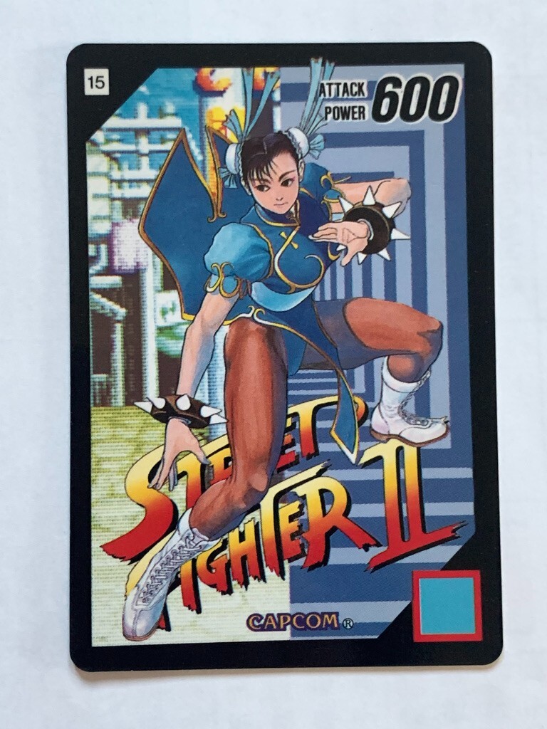 Chun-Li Street Fighter II Arcade capcom Card JAPAN GAME CARDDASS No.15 ...