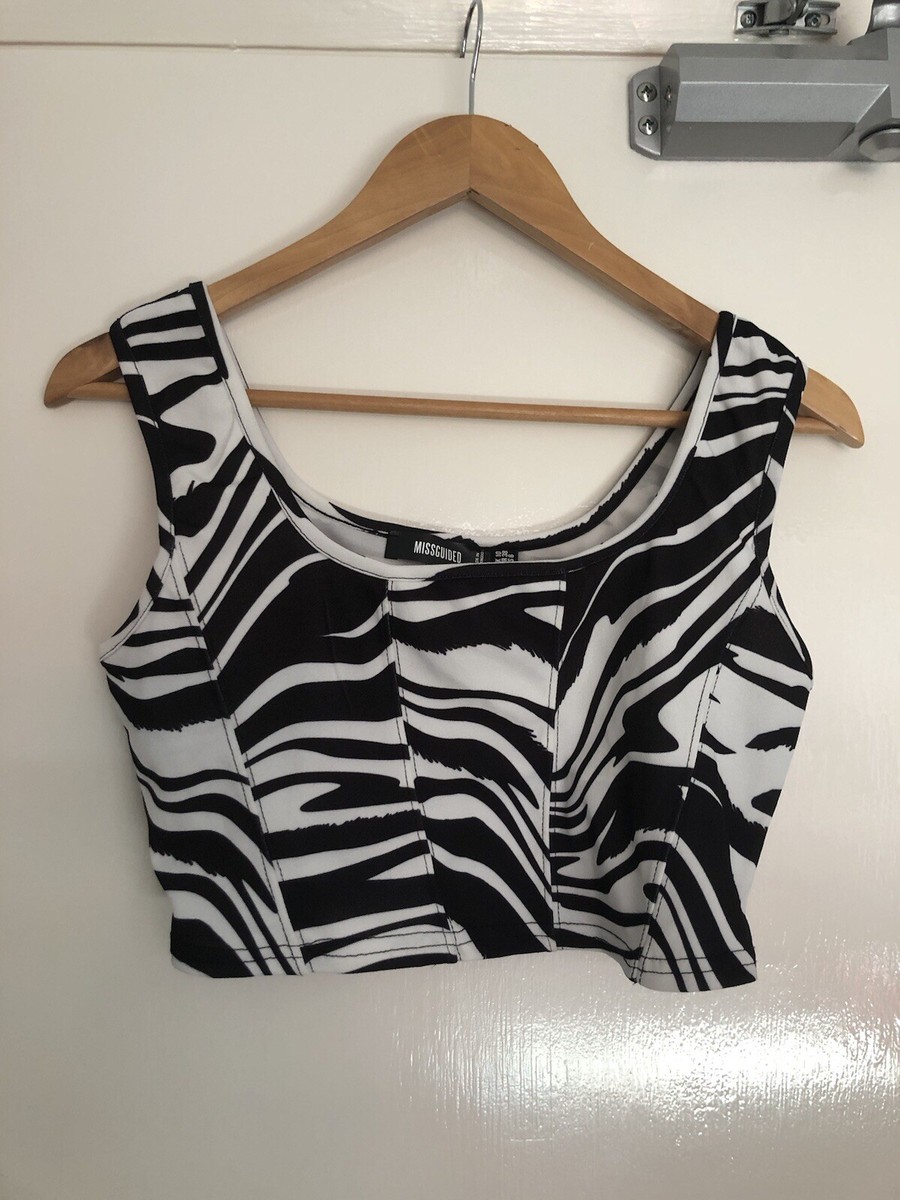 Missguided Zebra Top