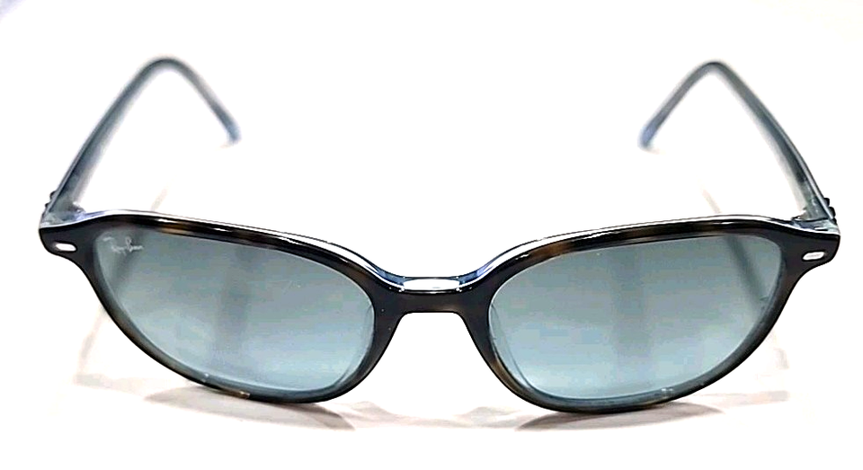 Ray Ban RB2193 Leonard 1316/3m Tortoise Blue Square Sunglasses 51-18 ...