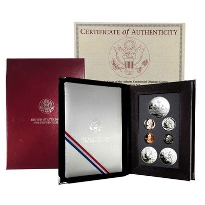 1996-S U.S. Prestige Proof Set Silver Dollar Atlanta Olympics | eBay