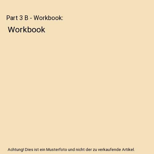 Part 3 B - Workbook: Workbook 3464103102 | eBay