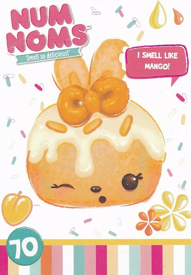 NUM NOMS SERIES 1 & 2 TRADING CARDS SINGLE SCENTED CARD #70 MANGO | eBay