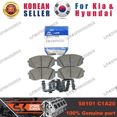 Genuine/OEM 58101C1A20 PAD KIT-FR DISC BRAKE for Hyundai/Kia | eBay
