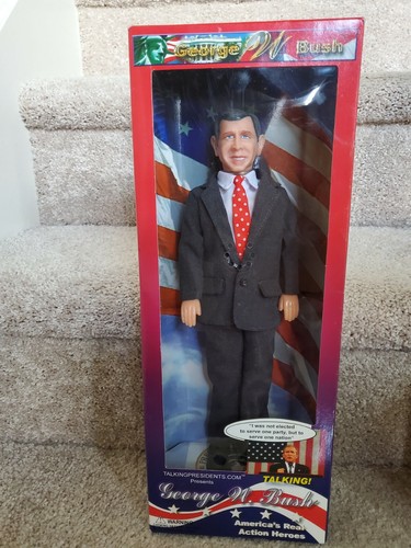 New Talking President George W. Bush Doll Action Figure new in box | eBay