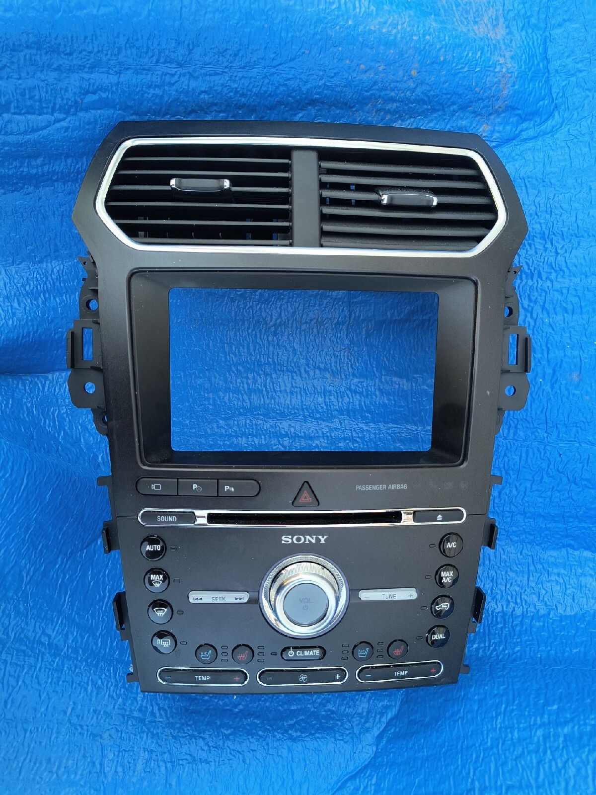 15 - 17 Ford Explorer Sony Premium Sound Radio Climate Control Panel ...