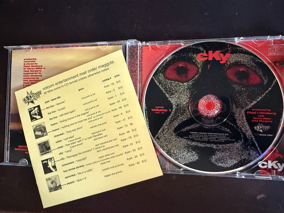 CKY - Camp Volume 1 (CD, 2000 Volcom Entertainment) rock 689640004922| eBay