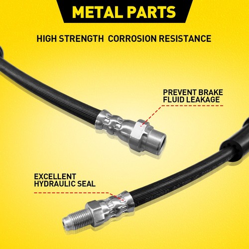 4PCS Brake Hoses Fits For MINI COOPER R56 1.6 Rear Left or Right 2001 ...