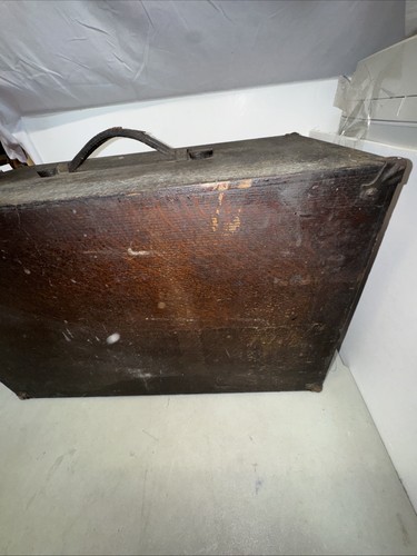 Wooden Machinist Tool Box Chest Wood Oak Toolbox 7 Drawers Starett ...