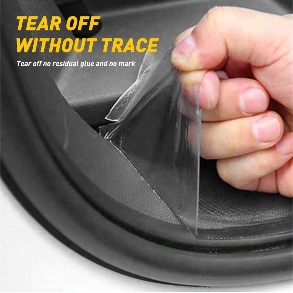 Car Door Clear 300CM Protector Sill Scuff Cover Strip Anti-scratch ...