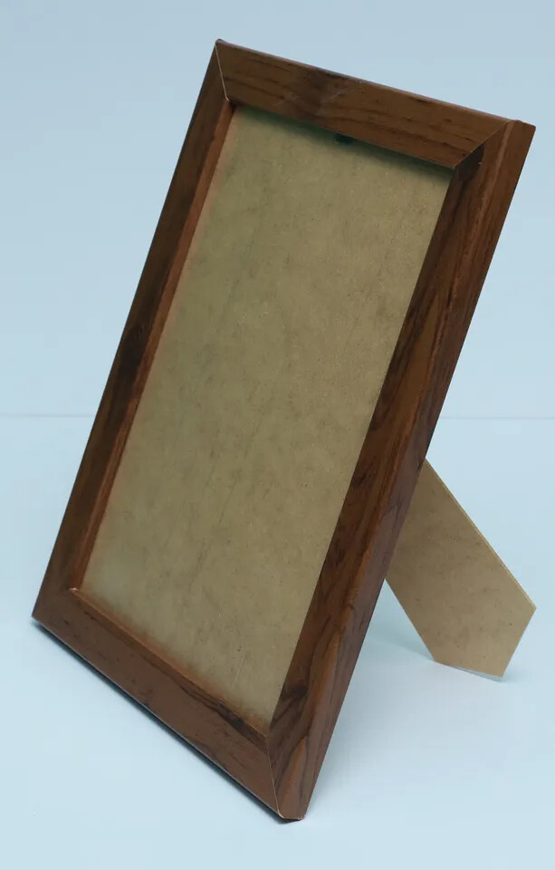 Walnut Oak & Dark Oak Frame A2. A3 A4 A5 Black Picture White Poster ...
