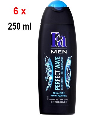 17,20€/L -Fa Duschgel Men - Perfect Wave - 6er Pack (6 x 250 ml) | eBay