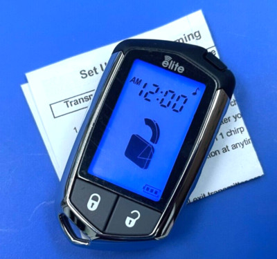 NEW CODE ALARM 2-WAY LCD ELITE REMOTE FOB ALARM TRANSMITTER H5OTR51 ...