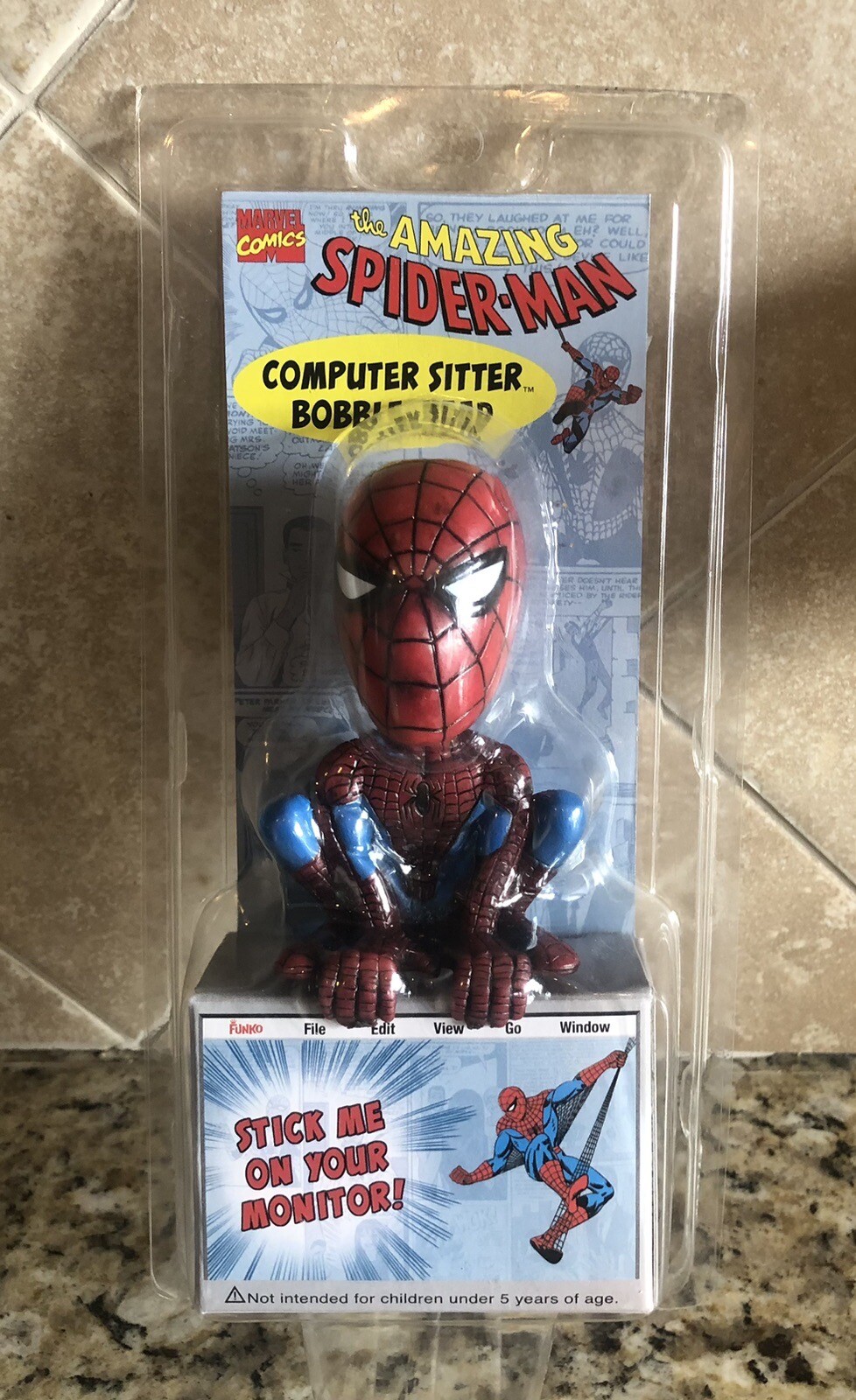 Spiderman 4 Funko Marvel Computer Sitter Toy for sale online | eBay