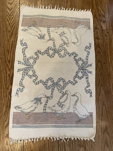 Vintage Duck Kitchen Mat Throw Rug Sink Carpet 20 x 34 | eBay
