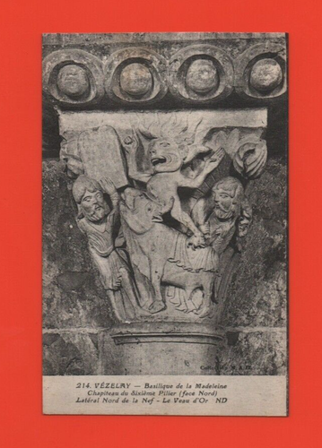VEZELAY - Basilique de la Madeleine - Chapiteau .... (Ref. i 9096) | eBay