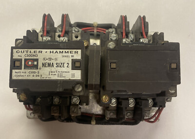 CUTLER HAMMER,C50DN3,CONTACTOR 120V 60HZ 3P NOS | eBay