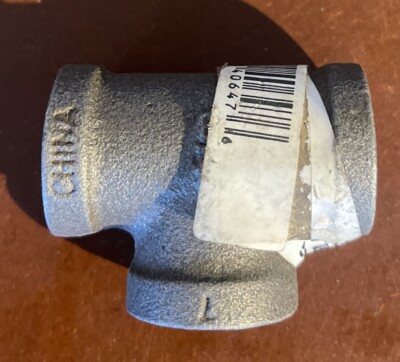 Mueller, Black Iron Pipe Tee, part# 520-602BG | eBay