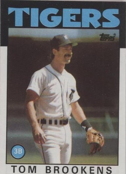 1986 Topps - #643 Tom Brookens for sale online | eBay