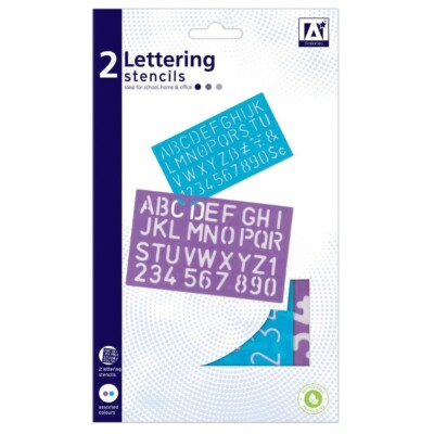 Letter Stencil Set Alphabet Letters Number Plastic Stencils Large ...