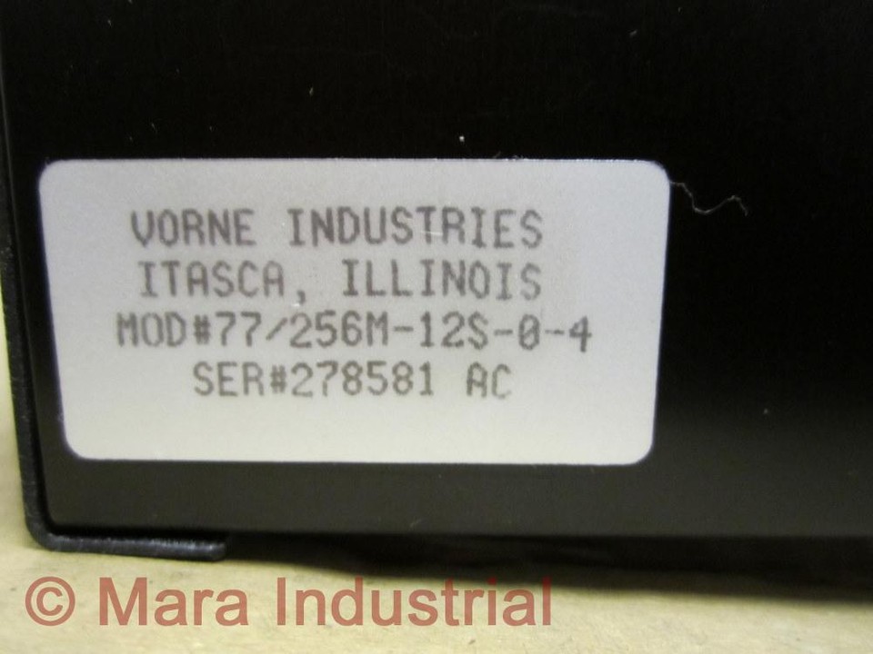 Vorne Industries 77/256M-12S-0-4 Digital Display | eBay
