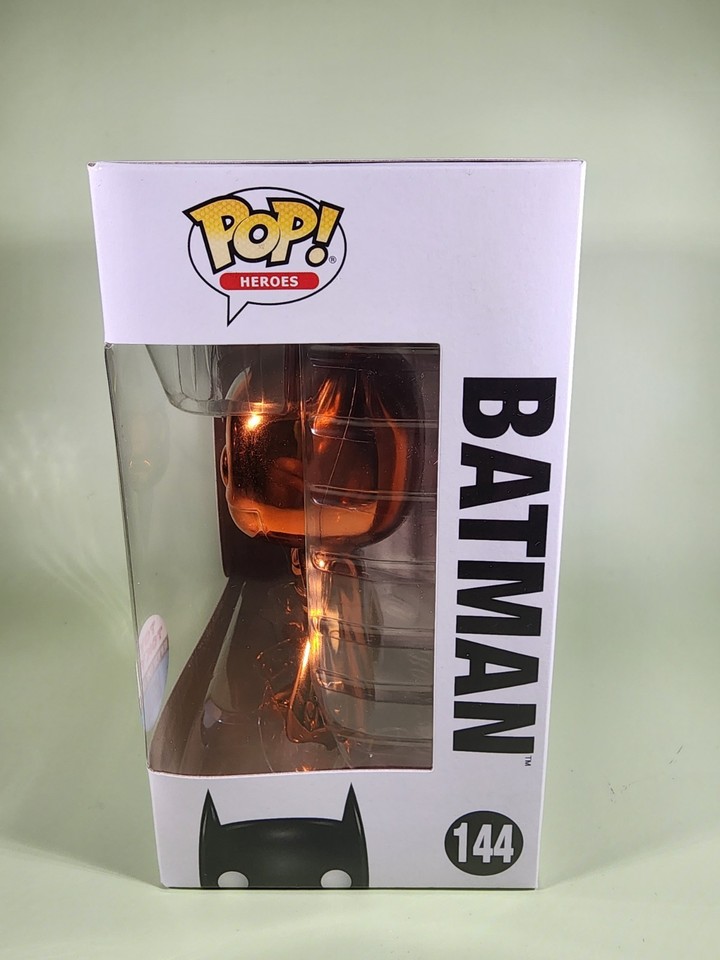 Funko Pop! DC Super Heroes - Batman (Orange Metallic) 2018 NYCC Toy ...