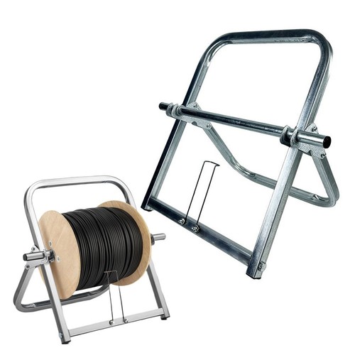 Heavy Duty Wire Spool Rack Holder for Organized Storage of Cables and ...