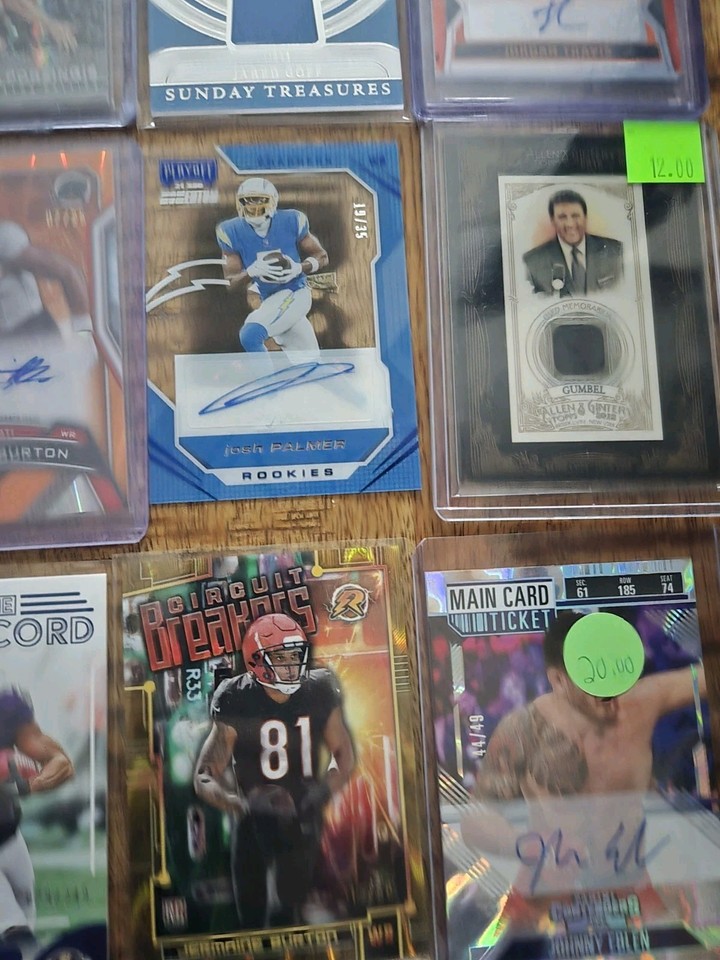 Multisport Hit Lot (Autographs, Game-Worn Materials, Numbered Cards ...
