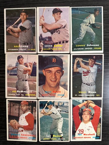 1957 Topps Baseball LOT of 18 Numbers range #3 to 201 -o5 | eBay
