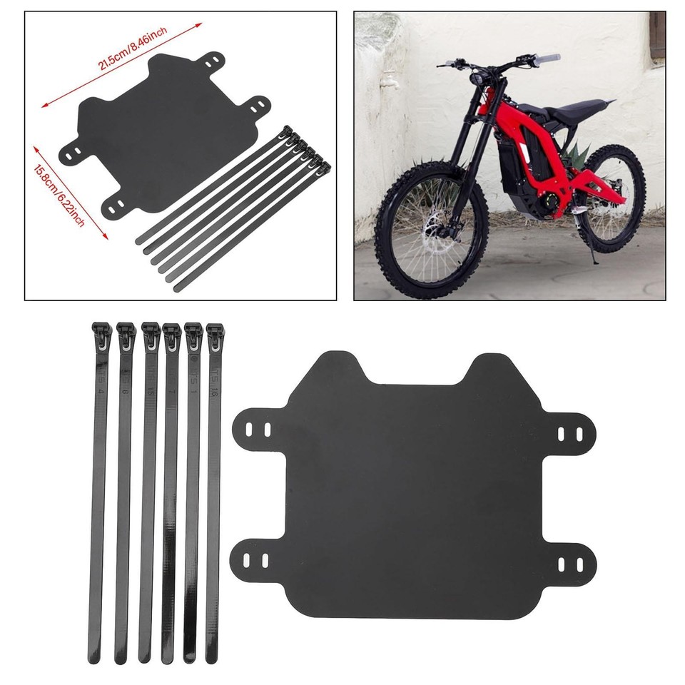 Dirt Bike Front Number Plate High Performance Wear Resistant License ...