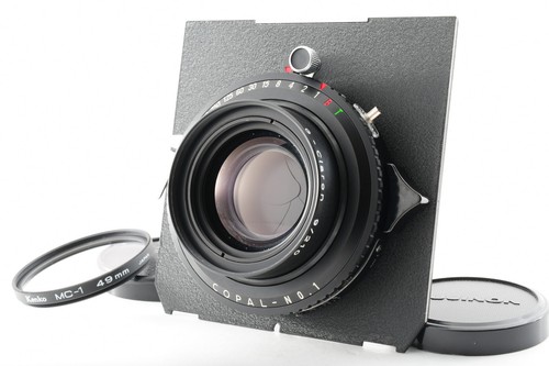 【Exc+5】 Schneider G Claron 210mm f9 4x5 5x7 Large Format Lens Copal 1 ...