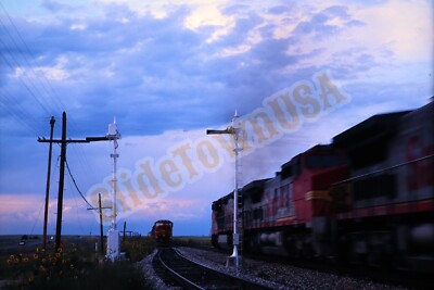 Vtg 1996 Train Slide Santa Fe Engines Signals NM X6B072 | eBay