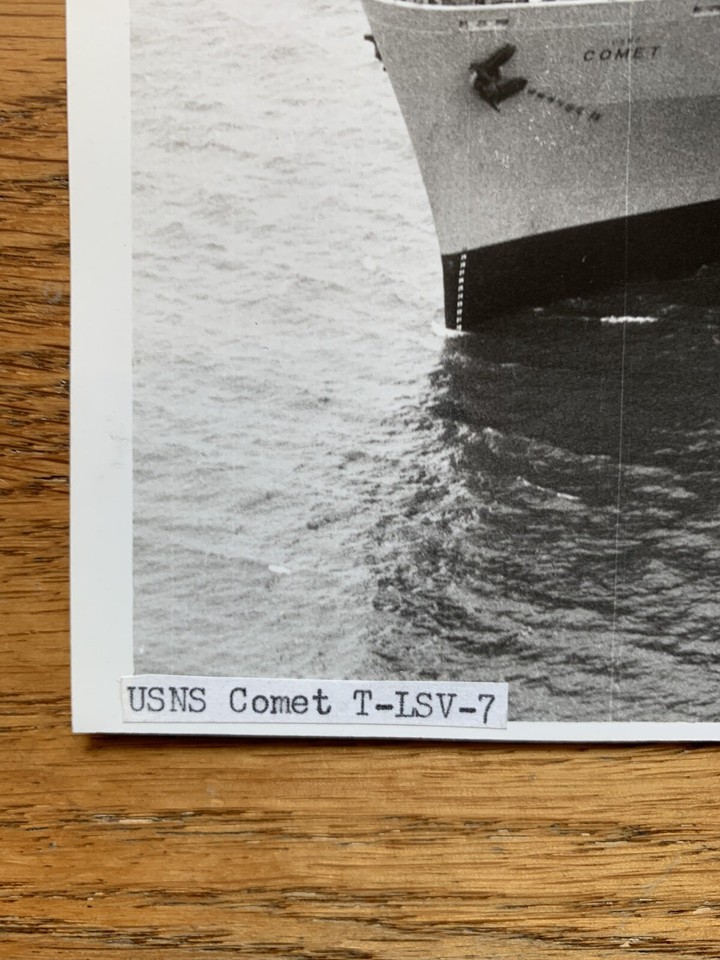 Historical Naval Photo USNS Comet T-LSU-7 Ship 8x10 | eBay