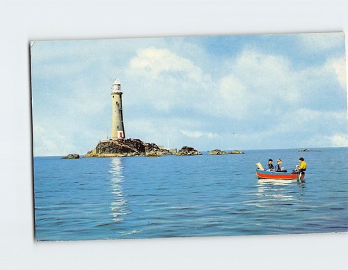 Postcard Longships Lighthouse Land's End Cornwall England | eBay UK