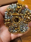RARE VINTAGE ERICKSON BEAMON SIGNED LARGE GEM STONE DECORATED BROOCH | eBay