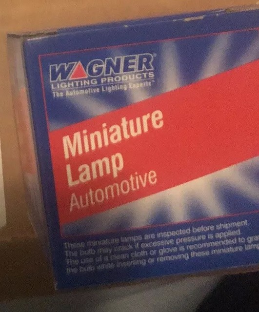 (10) WAGNER 11005 Minature Light Bulb - Sv8.5 13v 5 Watt for sale ...
