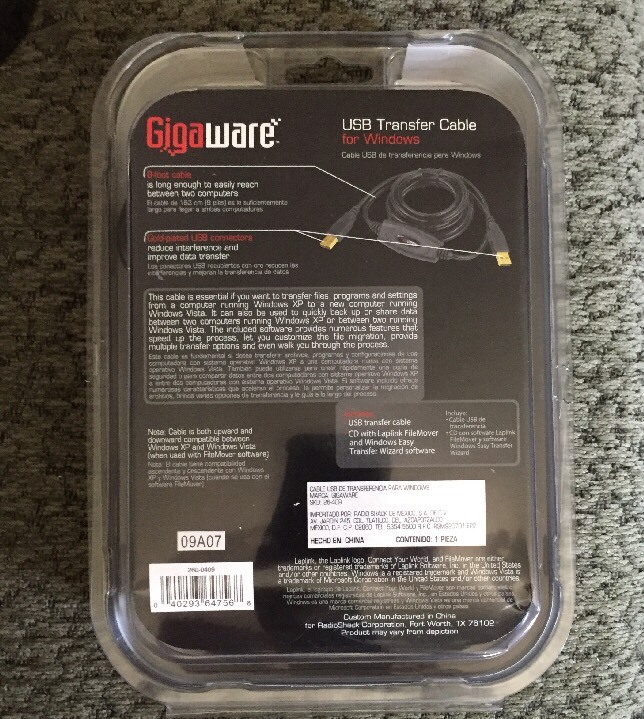 Gigaware 26-409 Usb Transfer Cable | eBay