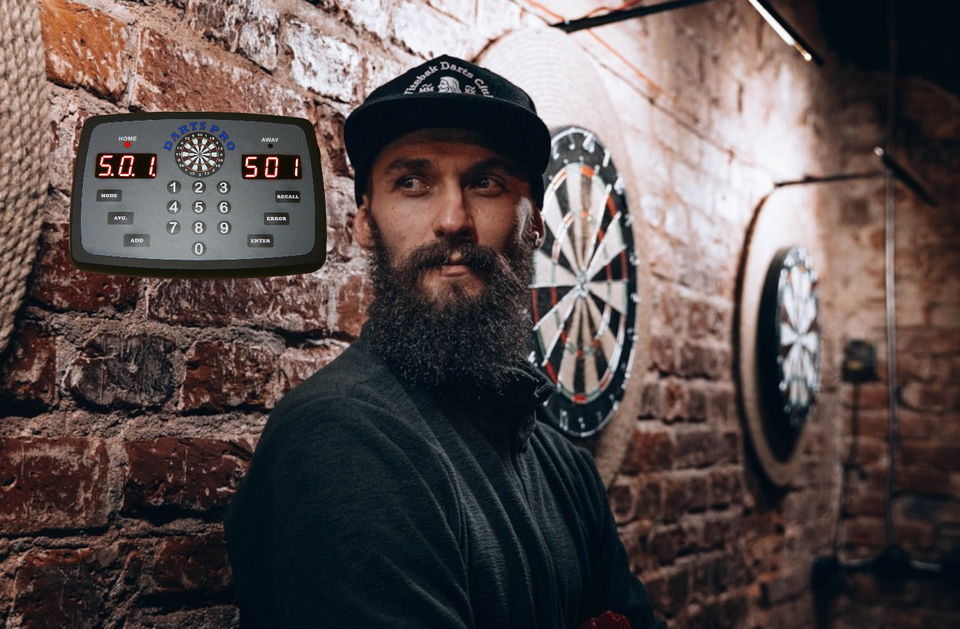 Dart Scorer Scoreboard Dart Score Pro for Electronic Darts Gift for him ...