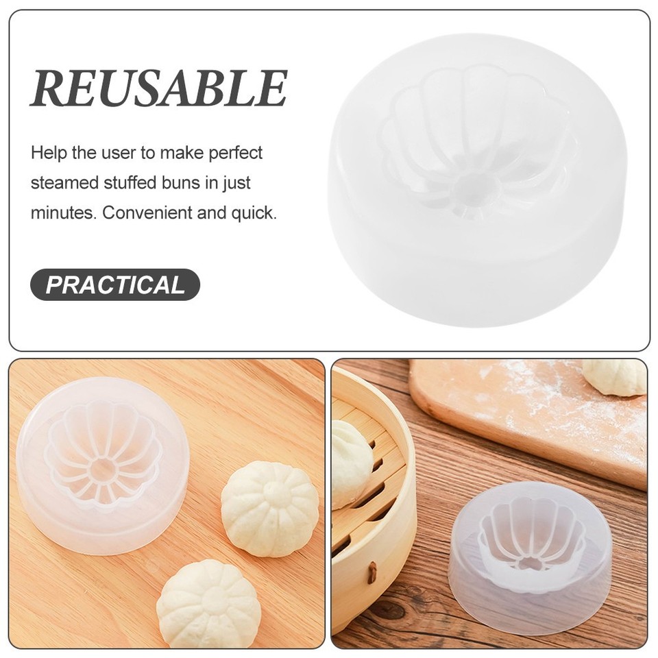 3pcs Baozi mold Manual Stuffed Bun Maker Tools Kitchen Tools Reusable ...