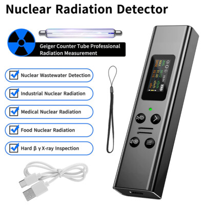 Geiger Counter Nuclear Radiation Detector Beta Gamma β γ X-ray ...